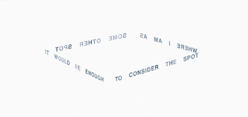 For Kafka's Palindrome, RONI HORN Four Watercolors | Matthew Marks Gallery