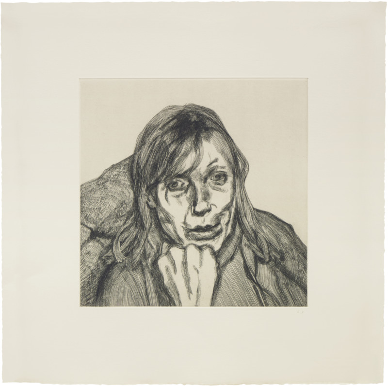 Susanna, LUCIAN FREUD Etchings | Matthew Marks Gallery
