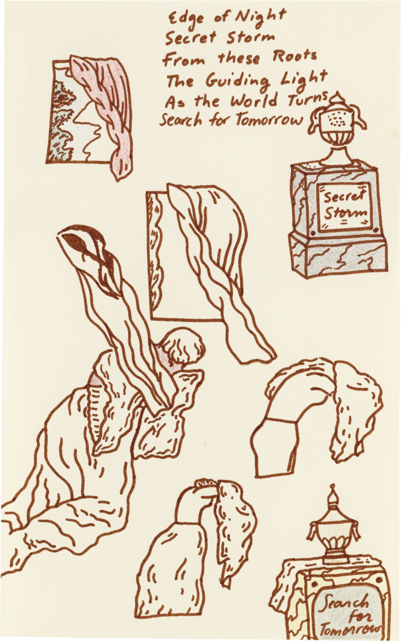 Untitled (Soap Operas), A DRAWING SHOW | Matthew Marks Gallery